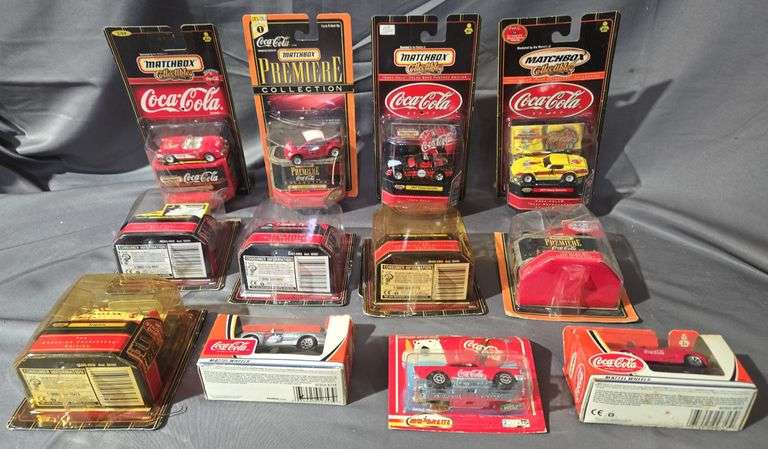 Coca-Cola Brand Matchbox Collectables Die Cast Toy Car Assortment Inc ...
