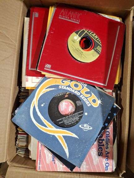 50+ 45 RPM Vinyl Records - Al Jolson, Percy Sledge, Phil Regan, Vikki ...