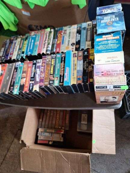 VHS tape assortment inc. Hell's Angels, Where the River Flows North ...