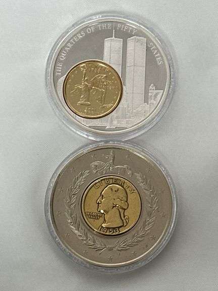 2001 the Quarters of the Fifty States New York coin, 1953 American ...
