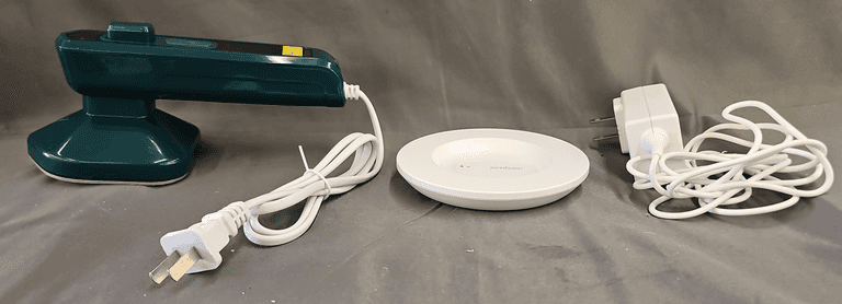 2-in-1 Mini Electric Iron (untested) & Ember Charging Coaster (untested ...