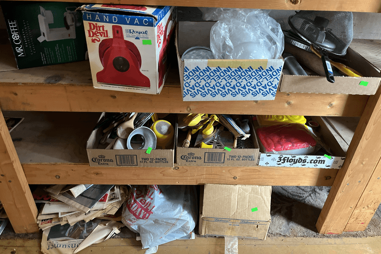 Kitchenware misc, dirt devil vac, Mr. Coffee coffee maker, magazine ...