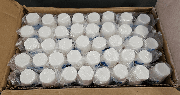 20 Sleeves of 250 Dart Bare Solo Eco Forward Treated Paper Portion ...