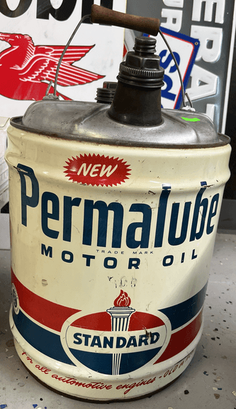 Standard Permalube Motor Oil 5 Gallon Can - Empty - Metzger Property ...
