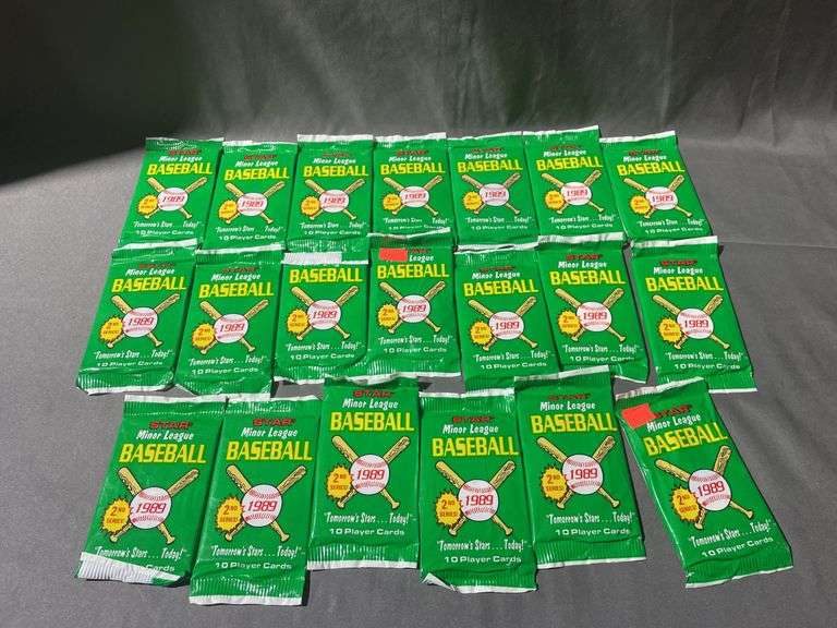 20 Star Minor League Baseball Card Packs - 10 Cards per Pack - Metzger ...