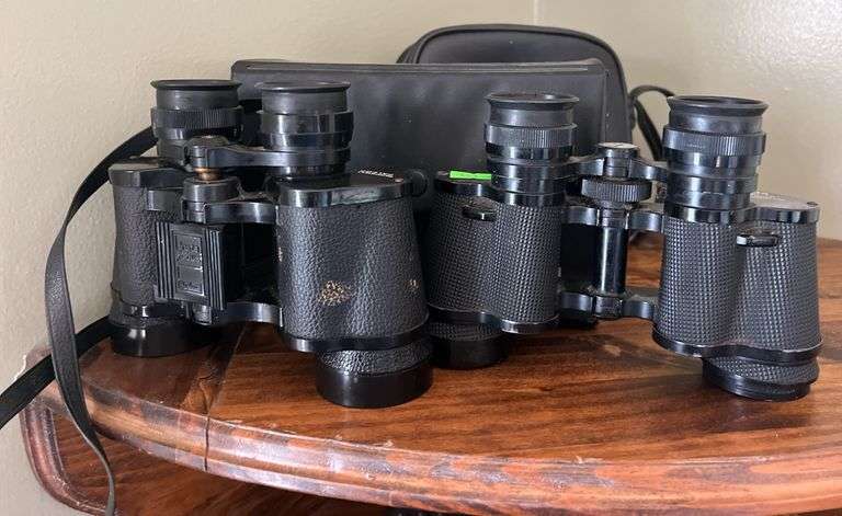 Bushnell Falcon 7x35 and Traq md. 3002 7x35 Binoculars - Metzger ...