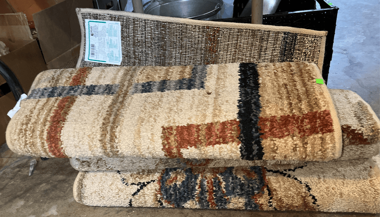 3 Runner rugs inc. Orian Rugs Kaito Multi & Cliffony Ivory 2ft x 6ft ...