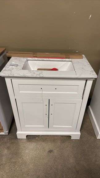 Home Decorators Collection Doveton 30 in. Single Sink Freestanding ...