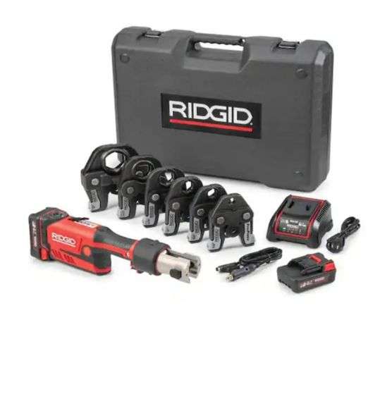 RIDGID RP 351 ProPress Inline Standard Press Tool Kit (Includes Case ...