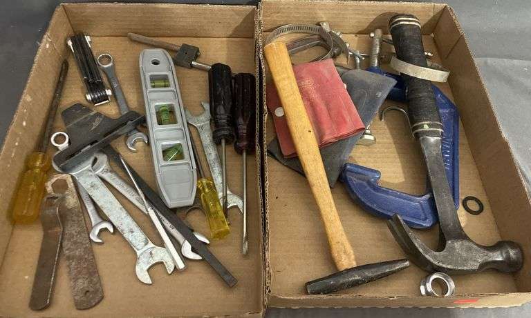 Clamp, Hammer, Level, Monkey Wrenches, Screwdrivers, Multi-Tool ...