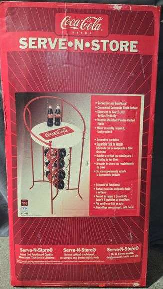 Coca-Cola Brand Serve-N-Store Decorative 2 Liter Bottle Rack - Metzger ...