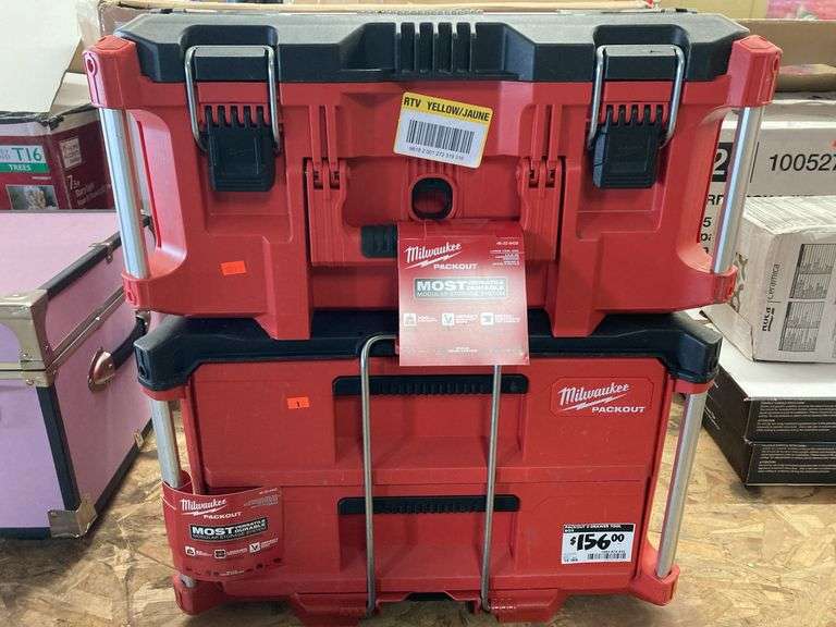 Milwaukee Packout Large Tool Box - Lock is Jammed - Stuck Together ...