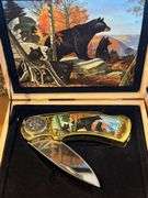 Collector Knife assortment inc. Case Racing Allison, some in cases ...