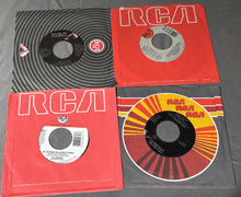 50+ 45 RPM Country Vinyl Records Including Alabama, Susie Allanson, Moe ...