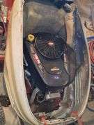 Huskee Supreme SLT 4200 Mower with Flat Tires, Needs Battery, Motor Is ...