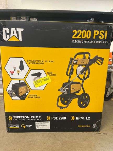 CAT 2200 PSI Electric Pressure Washer - Metzger Property Services, LLC