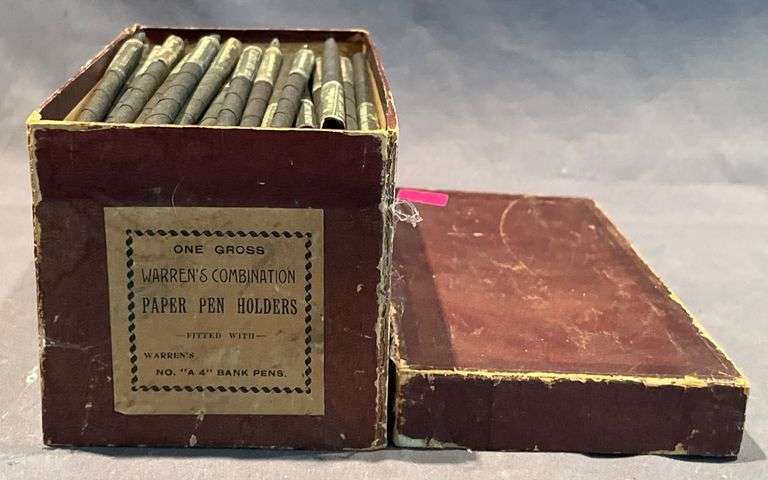 Warren Mfg. Co. Paper Pen Holders with Metal Nibs – North Manchester ...