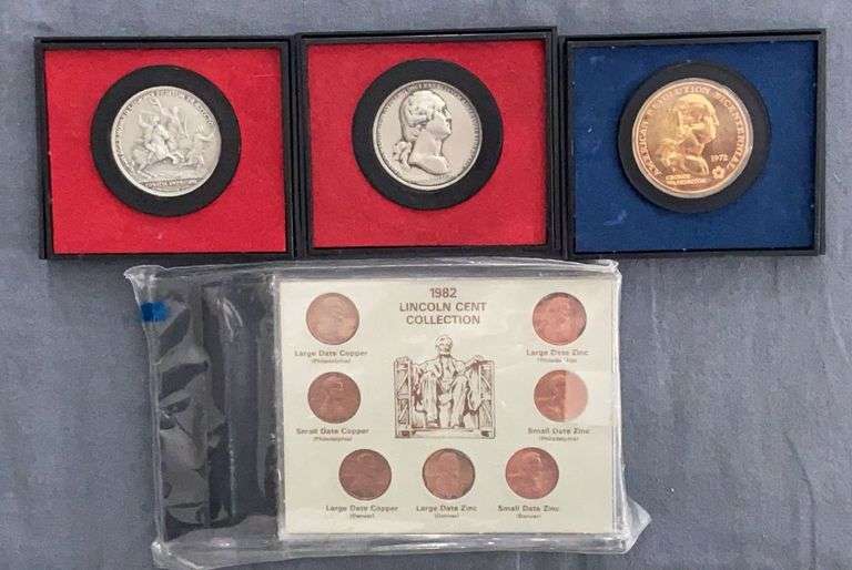1972 George Washington Bicentennial Commemorative Medal, Washington ...