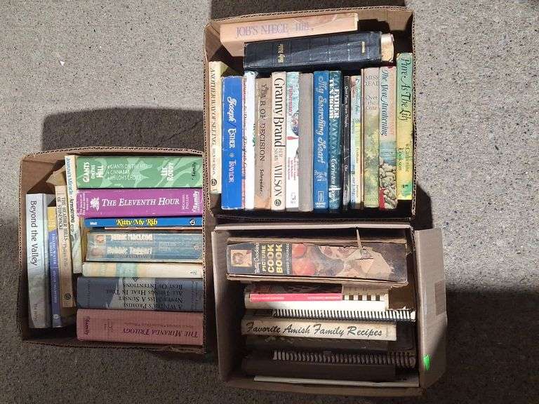 Book Assortment Inc. Cook Books, Holy Bible, Quiet Places, Warm ...
