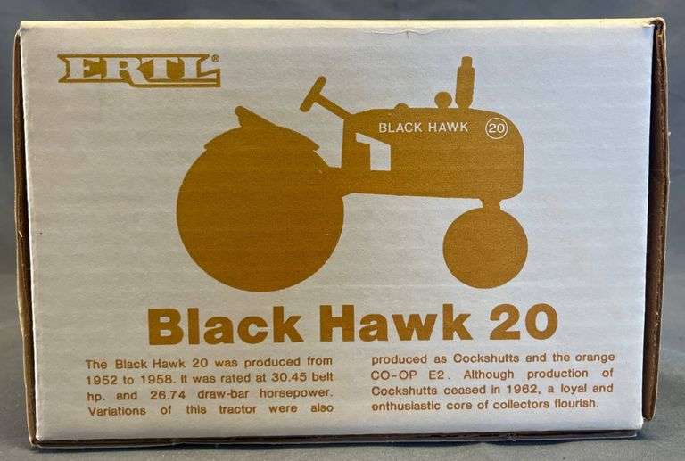 Ertl Black Hawk 20 Cockshutt Die-Cast Tractor in Original Packaging ...