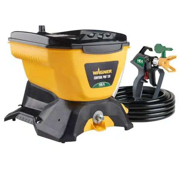 Wagner Control Pro 130 HEA Stand Paint Sprayer with Hose and Spray Gun ...