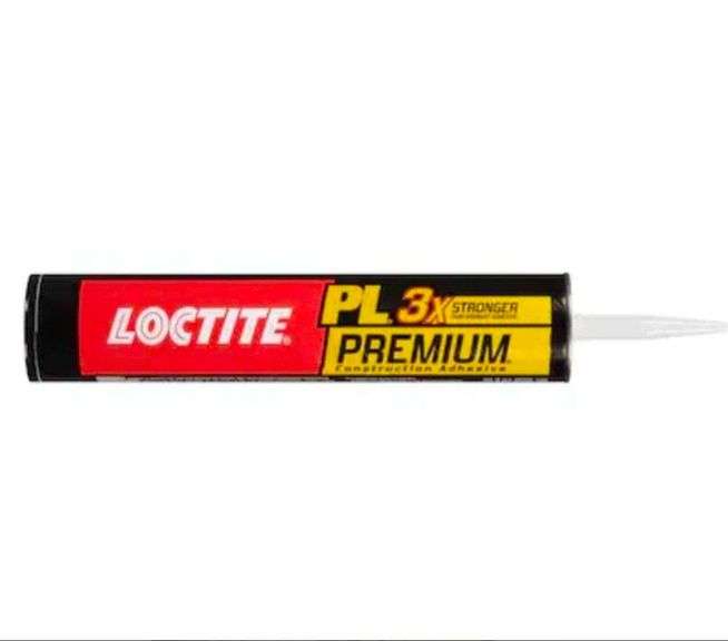 1- Loctite PL 3X Stronger Premium Construction Adhesive 10 Oz Tube ...