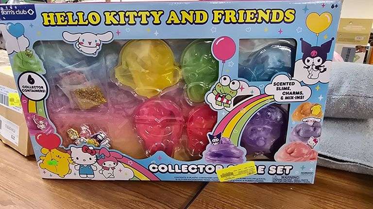 Hello Kitty and Friends Collector Slime Kit with Charms and Glitter ...