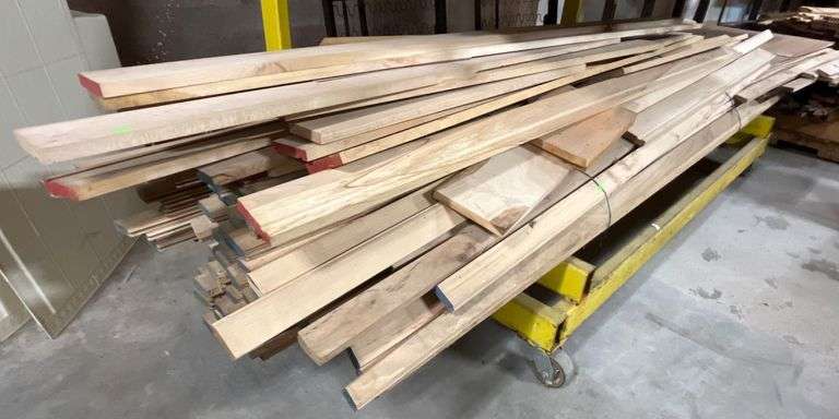 Pallet of Hardwood Flooring Planks Up to 10′ Long - Metzger Property ...