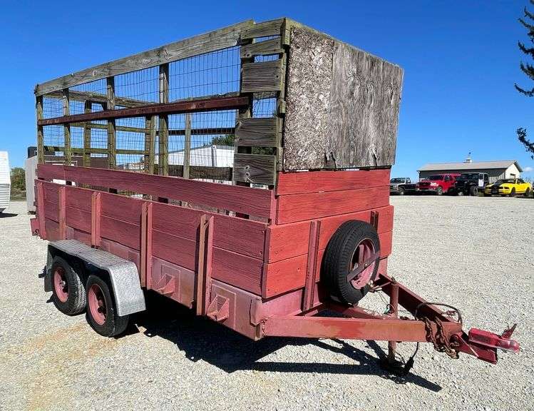 2001 Double Axle 16ft Trailer, Rebuilt Title, VIN:MVIN208856IND - THIS ...