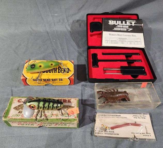 Fishing Lures And Gun Cleaning Inc. South Bend Bait Co. and Creek Chub ...