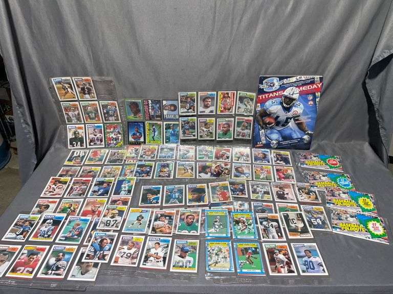 NFL Football Trading Cards and Memorabilia Collection - Metzger ...