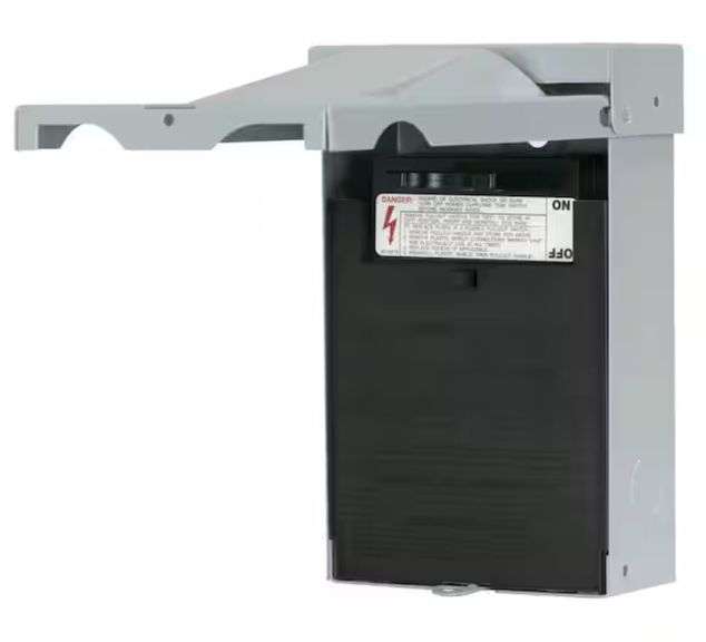 Eaton 60-Amp Non-Fusible Outdoor Air Conditioning Disconnect - Metzger ...