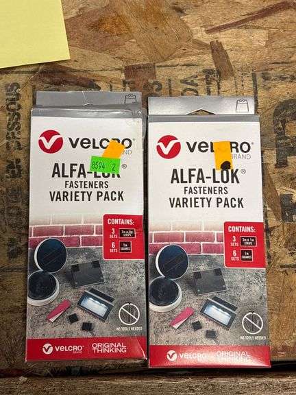 Velcro Brand ALFA-LOK Fasteners Variety Pack, 2 Boxes - Metzger ...