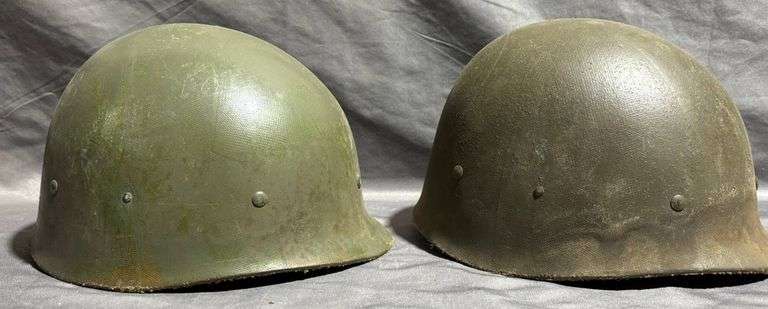 2 – Military Combat Helmet Shells with Liner Markings - Metzger ...