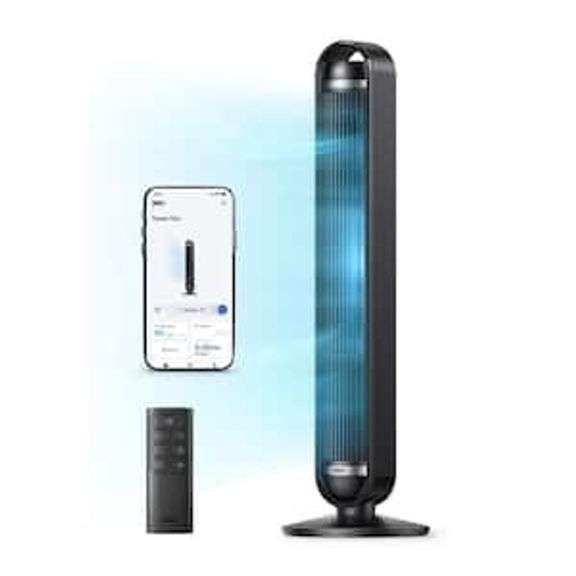 Dreo Tower Fan with Remote and Smart Controls - Metzger Property ...