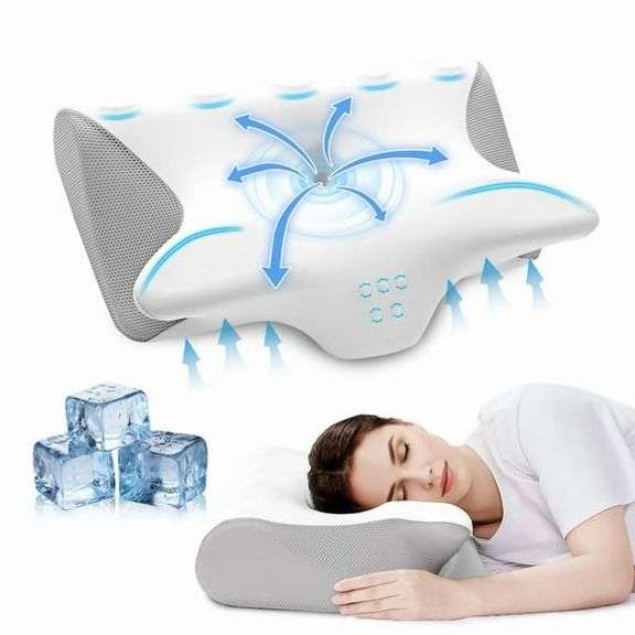JUSTLET - Cervical Neck Memory Foam Pillow for Neck and Shoulder Pain ...