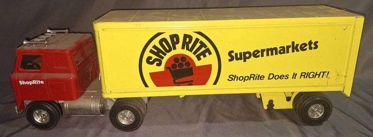 Ertl Pressed Steel 22in ShopRite Supermarkets Tractor Trailer - Metzger ...