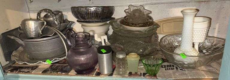 Glass and Metal Tableware Inc. Bowls, Pitchers, and More - Metzger ...