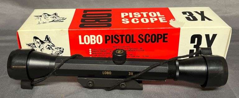 Thompson/Center Arms Lobo 3X Pistol Scope with Original Box - Metzger ...