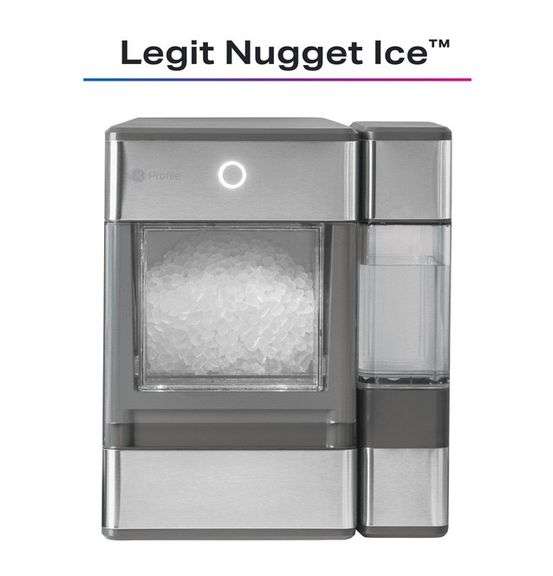 GE Profile Opal Nugget Ice Maker with Side Tank, Stainless Steel ...