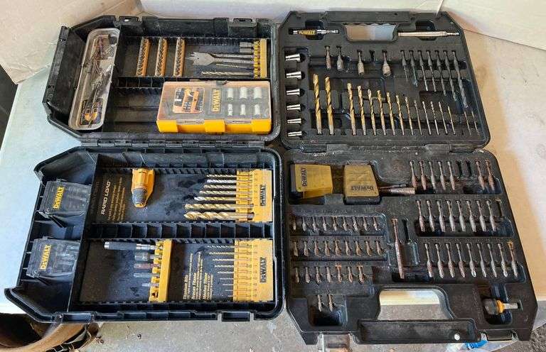 DeWalt Drill and Driver Bit Assortment in Hard Cases - Metzger Property ...