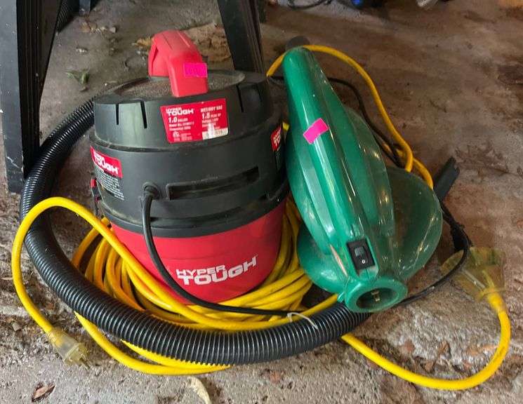 Hyper Tough 1.0-Gallon Wet/Dry Vac and Weed Eater 150 mph Electric ...