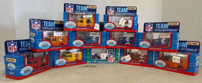 1997 Matchbox NFL Team Collectible Trucks in Original Packaging ...