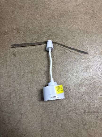 Portable White Electric Tech Fly Fan - Metzger Property Services, LLC
