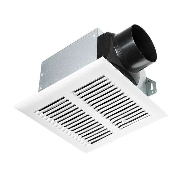 HAMPTON BAY - 80 CFM Ceiling Mount Room Side Installation Heavy-Duty ...