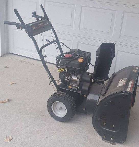 Yard Machines 24-Inch Clearing Width Snow Blower with Electric Start ...