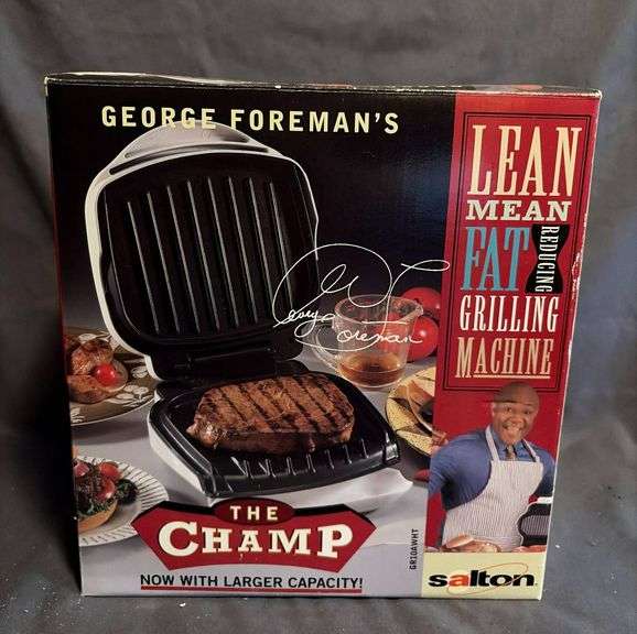 George Foreman Lean Mean Fat Reducing Grilling Machine by Salton Inc ...