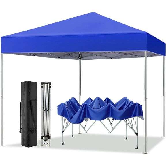 GVDV - Canopy Tent, 10x10 ft Easy Pop up Outdoor Canopy Tent, Portable ...