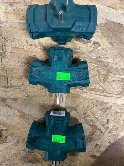 (3) Intertek 3-Way Electrical Plug Adapters - Metzger Property Services ...