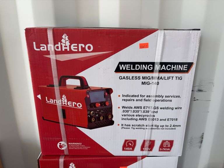 Land Hero welding machine gasless mig/mma/lift tig mig-140 in factory ...
